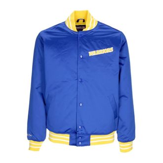 Mitchell & Ness NBA Bomberjacke Golden State Warriors - - Jackets - Herren - Blau - XL