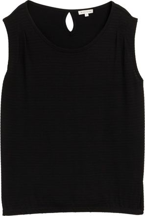 Tom Tailor Damen 1047211 Top, 14482-Deep Black, XS