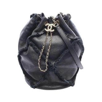 Chanel Sac seau Coco Mark en cuir dagneau Pre-owned - Femme - Pre-owned - Noir - Taille: ONE Size