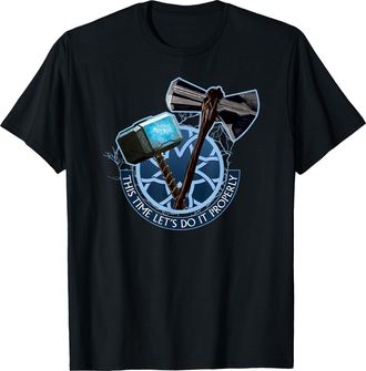MARVEL Avengers Endgame Mjolnir Stormbreaker T-Shirt