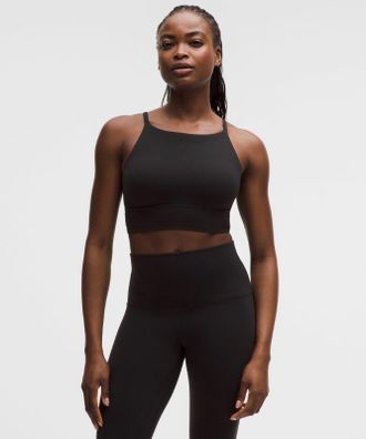 lululemon Brassi&egrave;re Focuser &agrave; encolure haute Maintien l&eacute;ger, bonnets C et D pour Femmes - Taille 2XS