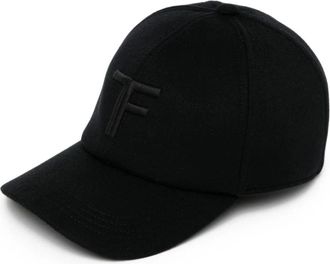 Tom Ford Homme, Accessoires, Noir, Taille: XL Cashmere Cap