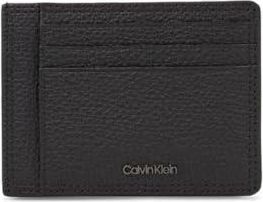 Calvin Klein Homme Porte-Carte Minimalism Cuir, Noir (Ck Black), Taille Unique