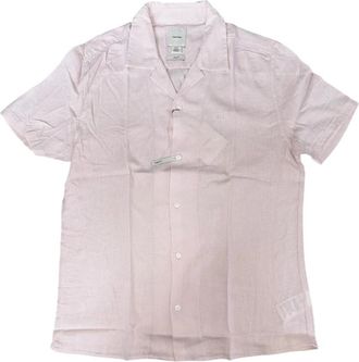 Calvin Klein Homme, Chemises, Beige, Taille: XL Short Sleeve Shirt