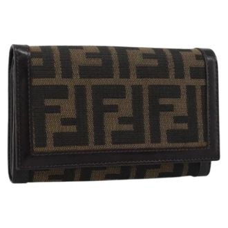 Fendi Pre-owned Zucca Canvas Bifold Wallet - - Pre-owned - Damen - Braun - ONE SIZE