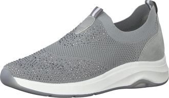 Jana Damen Slip On Sneaker zum Schlupfen Vegan, Grau (Grau), 37 EU