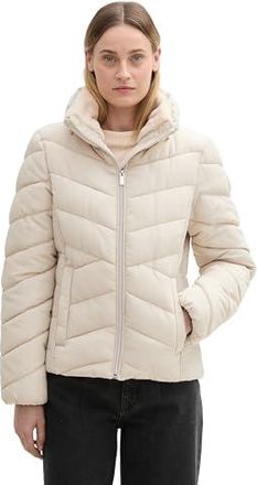Tom Tailor 1042909 Jacket, 12365-Dusty Beige, M Femmes