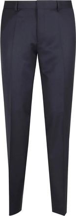 HUGO BOSS Homme, Pantalons, Bleu, Taille: 4XL Pantalon slim en serge de laine vierge