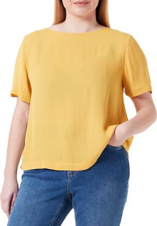 s.Oliver Black Label Womens Bluse, Kurzarm, gelb 1520, 40