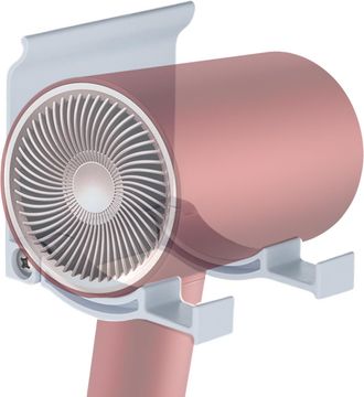 Generic Haartrockner Halter Wandmontage,Faltbare Haarwerkzeug Halterung - Haarwerkzeug Wandorganizer,F&uuml;r Frauen Studenten Haushalte Hotel Fitnessstudio Badezi