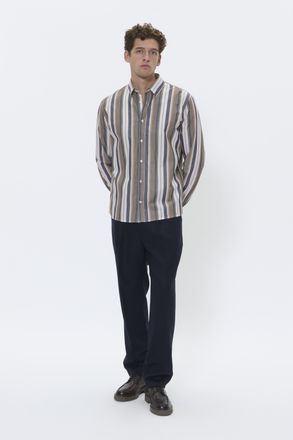 Matinique Langarm - Hemd MAChristaldo Gerade Passform khaki