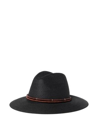 Brunello Cucinelli Hut mit Schmucksteinen - Schwarz