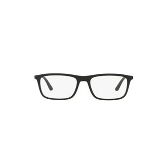 Emporio Armani Homme, Accessoires, Noir, Taille: 55 MM Lunettes Authentiques et Élégantes, Qualité Premium