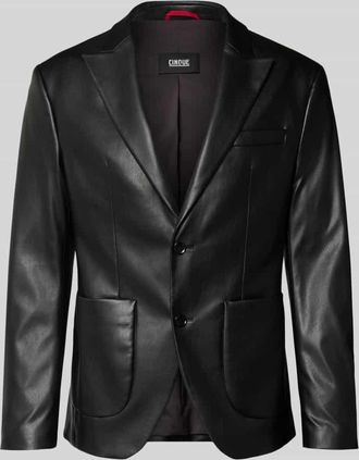Cinque 2-Knopf-Sakko in Leder-Optik Modell DRAGO