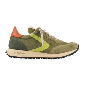 Valsport Gr&uuml;ner Vintage Nylon Sneaker Casual - - Shoes - Herren - Gr&uuml;n - 43 EU