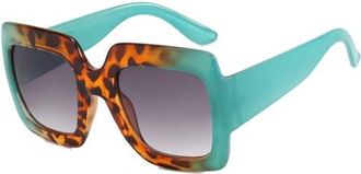 Generic Lunettes De Soleil Carr&eacute;es &Agrave; Grande Monture For Homme, Id&eacute;ales For La Conduite En Ext&eacute;rieur Ou Les D&eacute;placements Quotidiens, D&eacute;coratives(Blue)