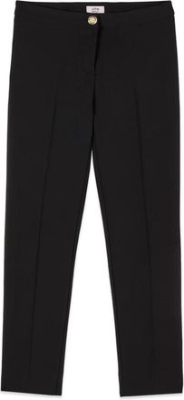 Oltre Femme, Pantalons, Noir, Taille: 42 FR Pantalon en tissu technique