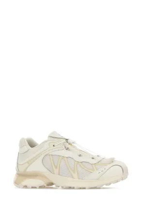 Salomon Unisex Two-Tone Multicolor Mesh And Synthetic Leather Xt-Whisper Sneakers Vanillaice-Almondmilk-Vanillaice Vanillaice/almondmilk/vanillaice