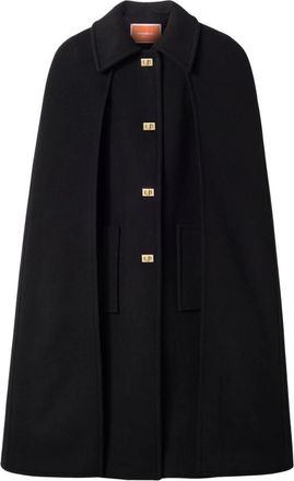 La DoubleJ Femme, Manteaux, Noir, Taille: 36 FR Cape Milano