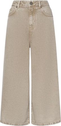 Pinko Pinko, Femme, Jeans, Beige, Taille: W27 Wide Jeans