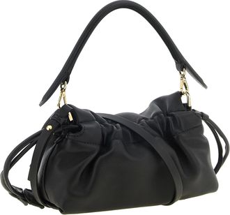 Fendi Baguette Nappa Leather Shoulder Bag - Black