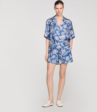 Sandro Kurze Shorts mit Blumenprint