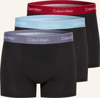 Calvin Klein 3er-Pack Boxershorts Icon Cotton Relaxed Fit schwarz