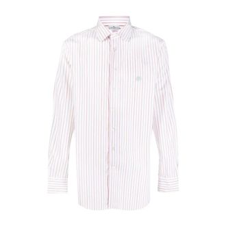 Etro Gestreiftes Baumwollhemd - - Shirts - Herren - Grau - M