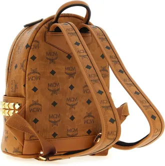 MCM Stark Backpack - Cognac