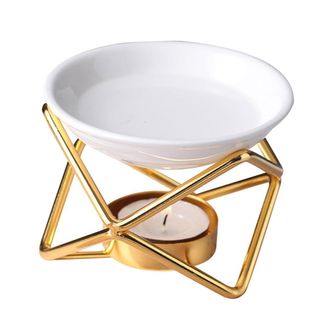 Valiclud Aromabrenner Kerzenw&auml;rmer Wachsschmelzer Duftlampe Aromatherapie-&ouml;lbrenner Mit Modernem Design F&uuml;r Tisch Regal Schlafzimmer Wohnzimmer Yoga Und Spa-Ra