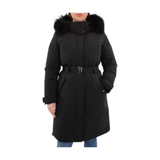 Woolrich Mahan Parka in Schwarz - - Coats - Damen - Schwarzk - XL
