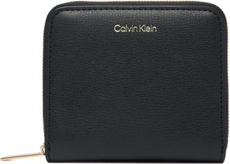 Calvin Klein Geldbörse Calvin Klein Foil Logo Medium Zip Around LV04F1120G Schwarz