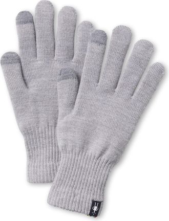 Smartwool Herren Liner Glove Handschuhe, Light Gray Heather, L