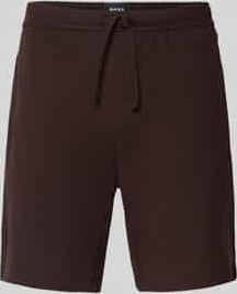 HUGO BOSS Regular Fit Sweatshorts aus Baumwoll-Mix Modell WAFFLE SHORTS