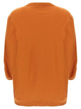 Dries Van Noten Womens Orange Cotton T-Shirt