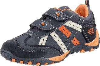 Br&uuml;tting Migel V 521010, Jungen Sneaker, blau, (marine-beige-orange ), EU 34