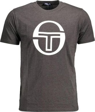 Sergio Tacchini Cotton T-Shirt - - Tops - Herren - Grau - XL
