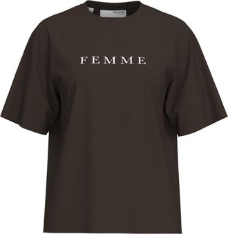 Selected Slfvilja Ss Printed Tee W Noos