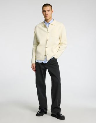 Selected Jean ample - Noir