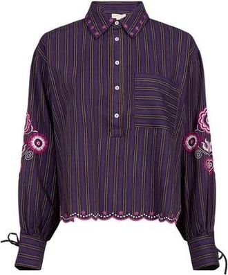 Louise Misha Chemise ample &agrave; broderies
