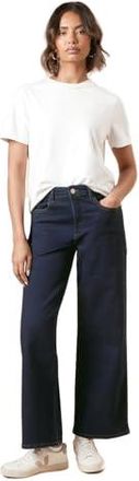 Dorothy Perkins Jean large en jean pour femme, Indigo foncé., 8 US