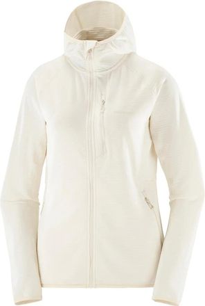 Salomon Femme, Sport, Blanc, Taille: 40 FR Essential Lightwarm HD Jacket