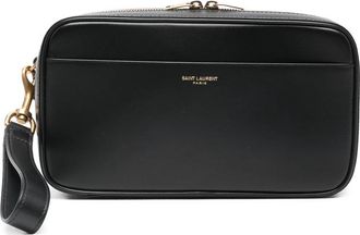 Saint Laurent Zip Wristlet Wash Bag