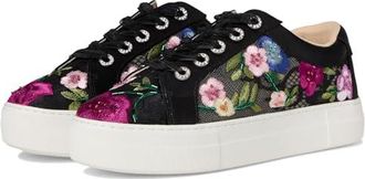 Betsey Johnson Baskets Jayla pour femme, Noir Multi Floral, 41 EU