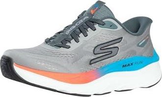 Skechers Homme Baskets Slip-Ins Max Run, Grey/Blue, 42 EU