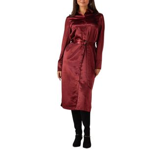 Freebird by Steven Damina Midikleid - - Dresses - Damen - Rot - S