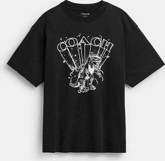 Coach T-Rex T-Shirt aus Biobaumwolle im Relaxed-Fit