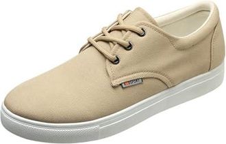 Generic Mule Homme Chaussure De Marche Homme Mocassins Mode hommes chaussures décontractées plat à lacets bout rond chaussures décontractées confortables Sand