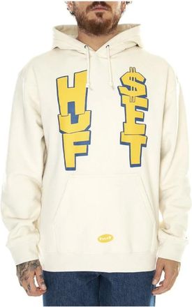 HUF Huf, Homme, Sweatshirts et sweats &agrave; capuche, Beige, Taille: L Sweat &agrave; Capuche Pullover