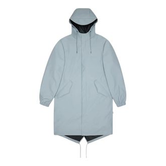 Rains Femme, Manteaux, Bleu, Taille: 42 FR Fishtail Parka W3